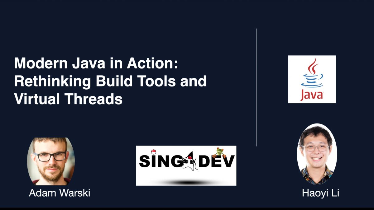 Modern Java in Action: Rethinking Build Tools and Virtual Threads